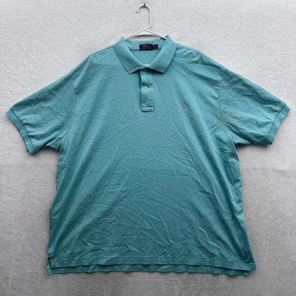 Polo Ralph Lauren | Shirts | Polo Ralph Lauren Polo Shirt Mens 3xb Big Blue Golf Preppy Basic ...